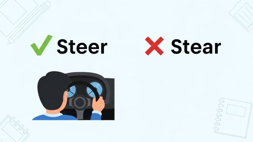 Steer or Stear: What Is the Difference? Simple Guide (2026)
