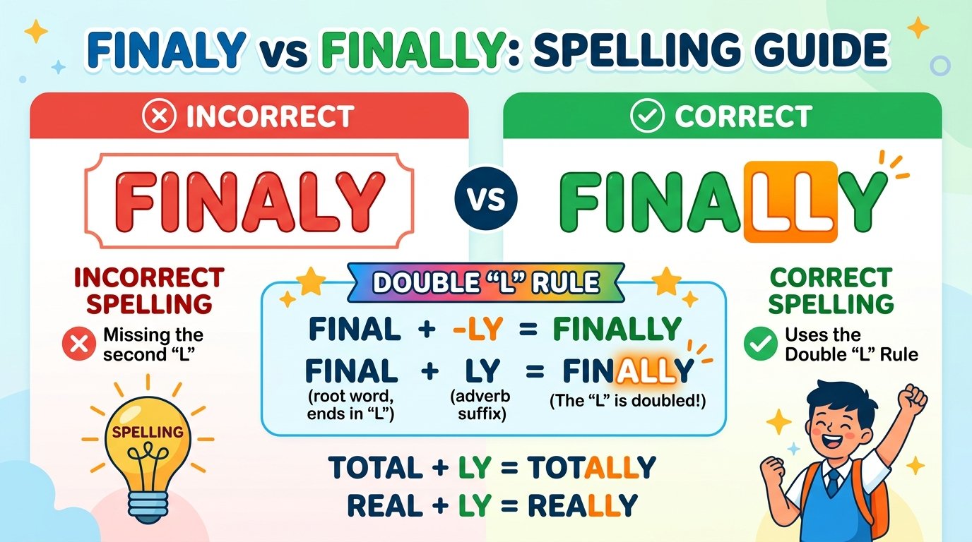 Finaly or Finally (2026): Which Spelling Is Correct?