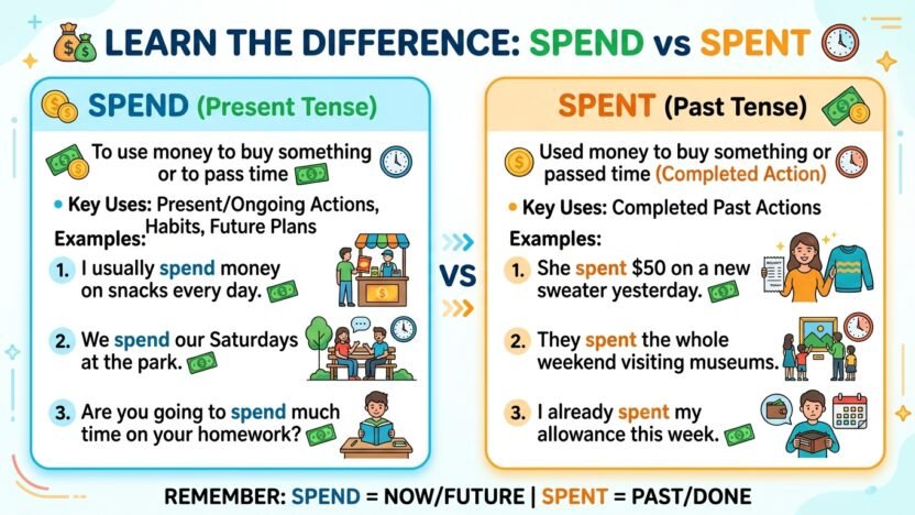 Spend or Spent (2026): What's the Difference and Which One Should You Use?